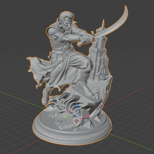 🧛 Kyndred Koncepts – Clan Assamite Vampire Assassin Statue・ STL File ...