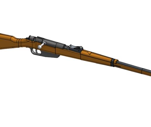 STL 文件 Carcano Model 1891 - 3D printable 🔫 ・可下载 3D 打印机设计・Cults