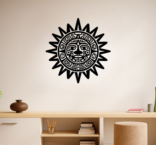 aztec sun art