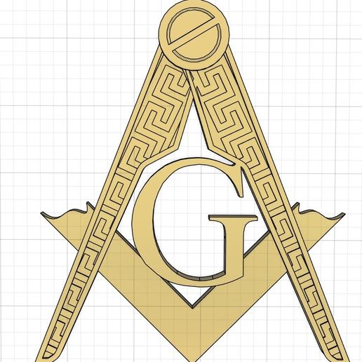 STL file Masonic Square and Compass 🟪 ・3D printer design to download・Cults