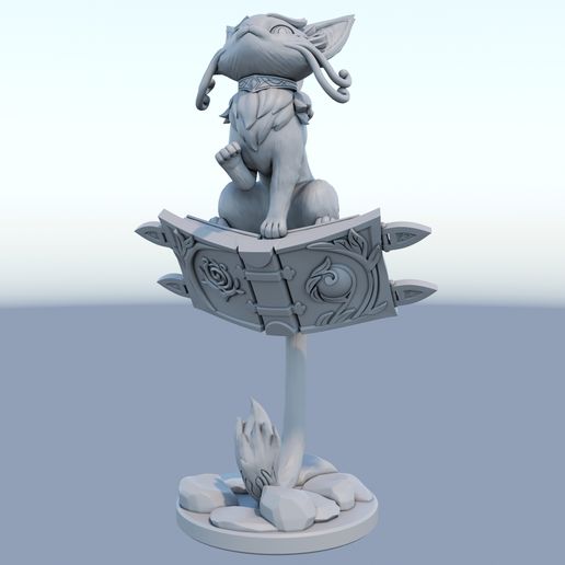 arquivo STL Modelo impreso en 3D de yuumi de League of Legends 🎲 (OBJ ...