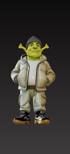 🦸 Modern Shrek: 3D Figure・ STL File for 3D printing・Cults