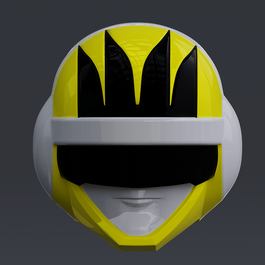 3D file BIOMAN YELLOW HELMET COSPLAY 🪖 ・3D print design to download・Cults