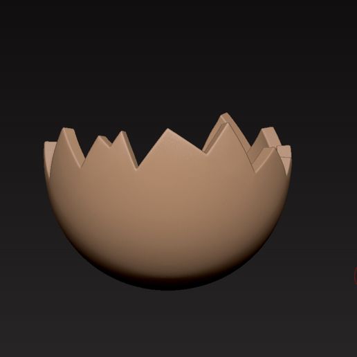 🥚 Half Egg Shell・ STL File for 3D printing・Cults