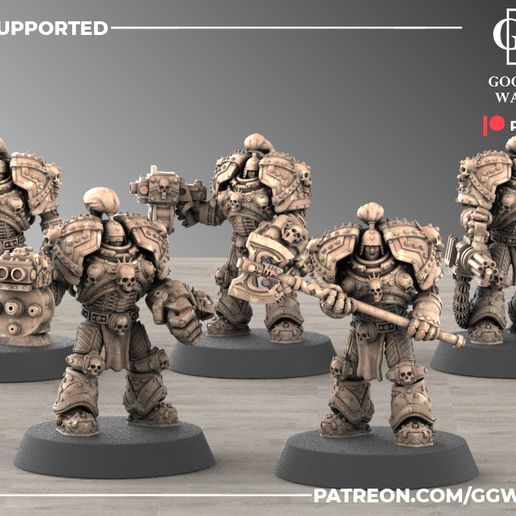 🛬 TONANTIS WARRIOR -Landing - 10 Models・ 3D File for ・Cults