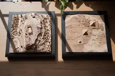 🏰 The Great Pyramids of Giza・ 3MF File for 3D printing・Cults