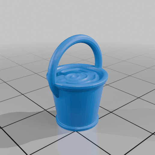 🪣 Handmade AI Slop Bucket of Fish - Tiny Bucket Prop (DND / TTRPG)・Free ...