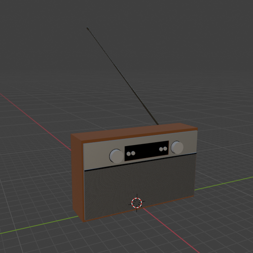 3D file Radio Low-poly 3D Model 📻 ・3D printable model to download・Cults