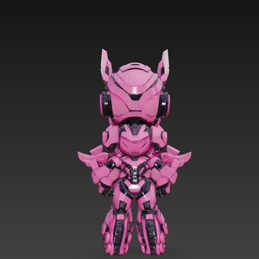 🤖 Cute robot girl・ STL File for 3D printing・Cults