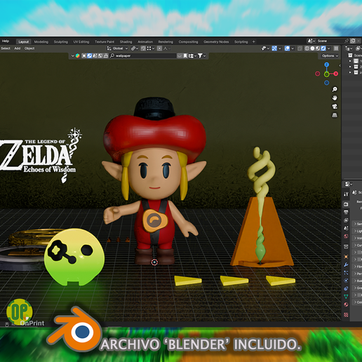 3D file ZELDA - EoW - STAMP - Suit - 👸 ・3D printing idea to download・Cults