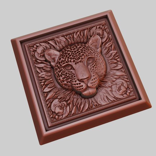 3D file Leopard Animal 3D Model for CNC Router Laser & 3D Printer 🐆 ...