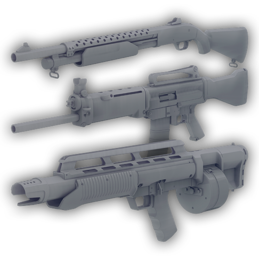 3D file SHOTGUNS PACK BO6 🤙 ・3D printable model to download・Cults
