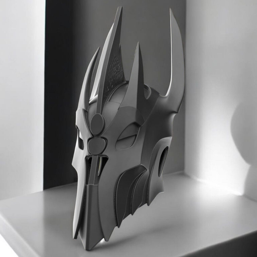🪖 Dark Warlord Helmet 3D Printable Fantasy Armor Mask・ STL File for 3D ...