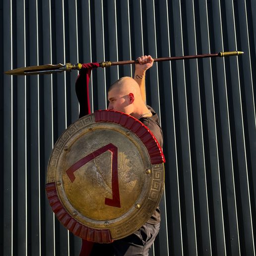 🛡️ God of War Arms of Sparta Spear and Shield Replica Prop GoW Weapon ...
