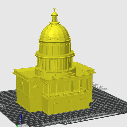 🏗️ Capitol Building・ 3MF File for 3D printing・Cults