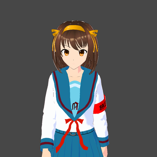 3D file Model Haruhi S 👧 ・3D printing model to download・Cults