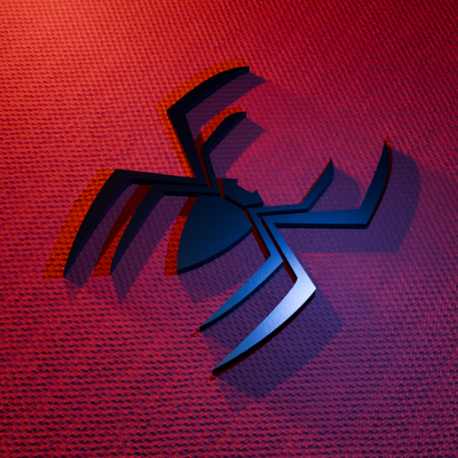 🔙 Redesigned Spider-Man 3D Emblems – Front and Back Logo Set・Archivo ...