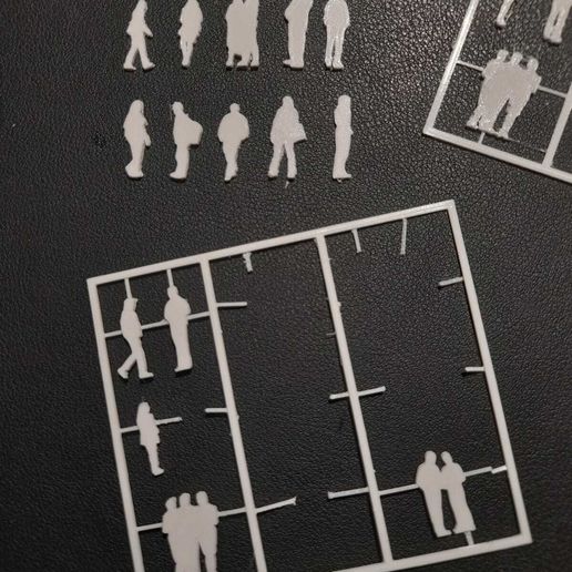 STL file DIE-CUTTING PLATE 1:100 PEOPLE 👥 ・Model to download and 3D ...