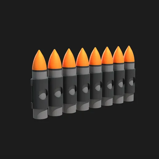 🎭 TF2 Heavy Bullet Belt Bandolier STL・ STL File for 3D printing・Cults