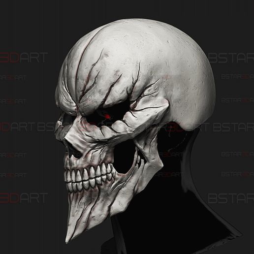 👾 Ainz Ooal Gown Mask - OverLord Cosplay・ STL File for 3D printing・Cults