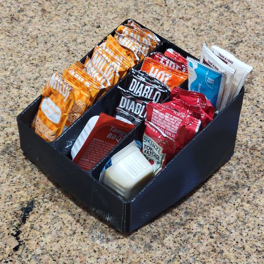 🏠 Sauce packet holder・Free STL File for 3D printing・Cults