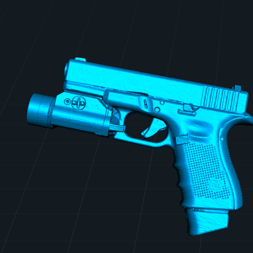 🔫 Glock 19 with Streamlight TLR1 high resolution 3d scan・ STL File for ...