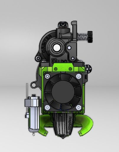 Free STL file Eva 3 carriage adaptation to BLV metal kit by Ben Levi ...