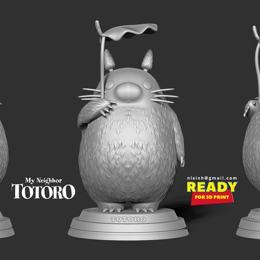 👧 Totoro Fanart・ 3D File for ・Cults