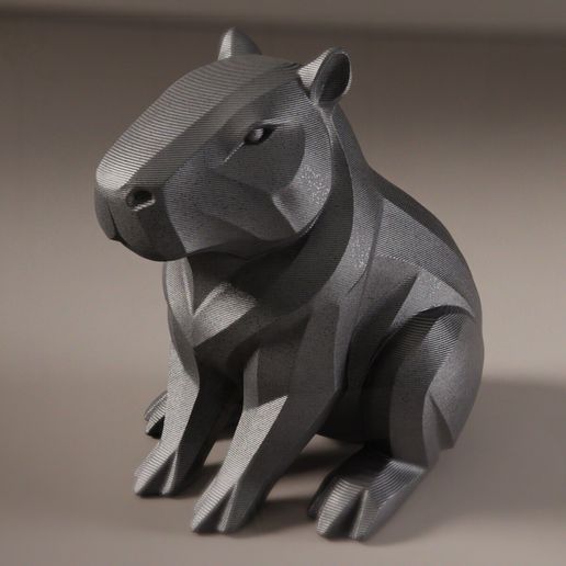 🪞 Capybara figurine 26004・ STL File for 3D printing・Cults