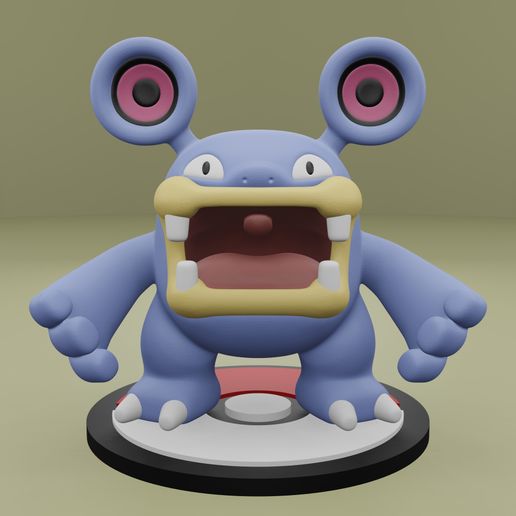 STL file Pokemon No. 294 Loudred 🐉 ・3D printing design to download・Cults