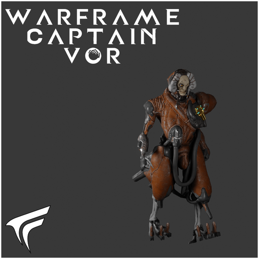 🦸 [Warframe] Captain Vor・ STL File for ・Cults