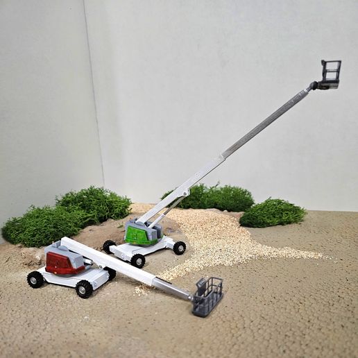 👨 HO SCALE BOOM LIFT (MAN LIFT)・ STL File for 3D printing・Cults