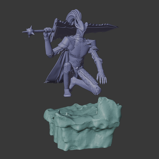 💬 Igris (Shadow) | Solo Leveling Figure 2・ STL File for 3D printing・Cults