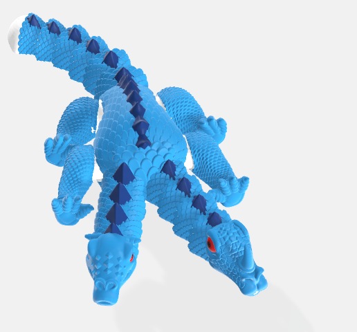 🦖 Bestia de Dos Cabezas (Imperial) - Articulado (miniatura)・Free STL ...