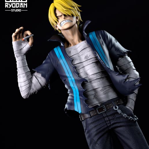 👾 SANJI ONE PIECE・ 3D File for 3D printing・Cults