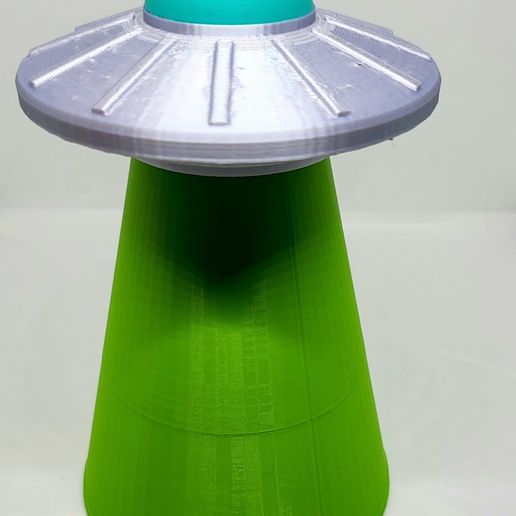 3D printing UFO Container V2 • made with Bambulab X1C・Cults