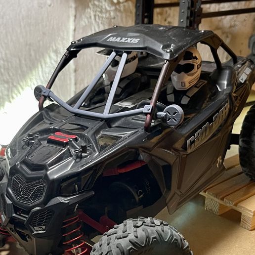 🥫 Axial Can Am Intrusion Bar and side mirrors・ STL File for 3D printing ...