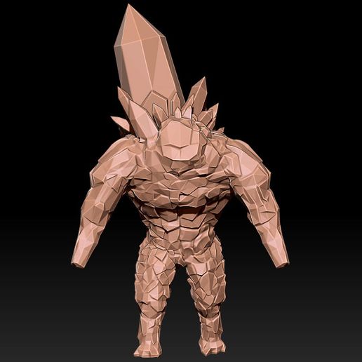 🔮 Crystal Golem - Dark Souls 1・ STL File for 3D printing・Cults