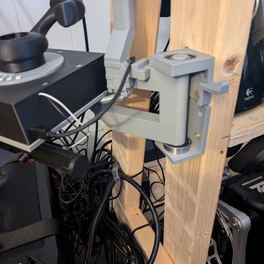 ️ AirBus Tiller Swing out Mount with Winwing Ursa Mount・Free STL File ...