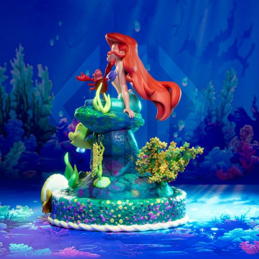 🧜‍♀️ The Little Mermaid - FanArt Disney Classics・ 3D File for 3D ...
