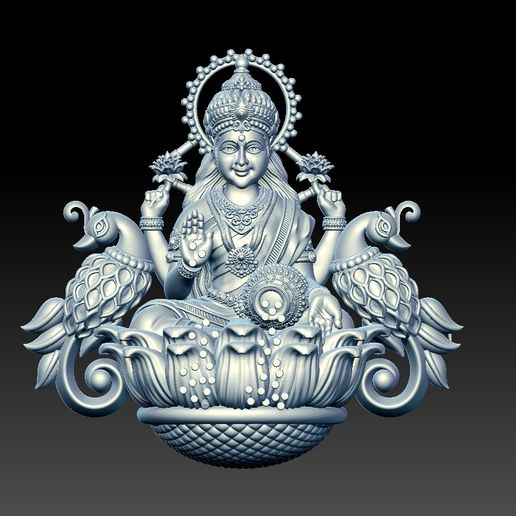🛕 Lakshmi mata・ STL File for 3D printing・Cults