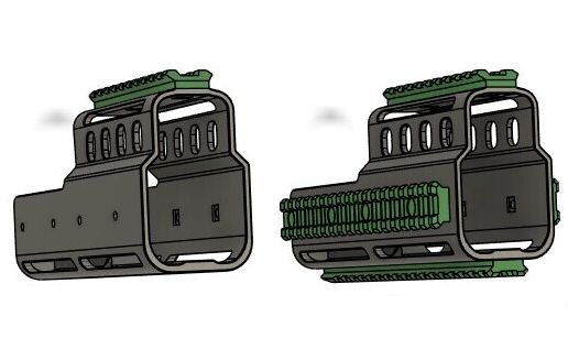 STL file KWA Kriss Vector - The Division Rail 🔫 ・3D printing model to ...