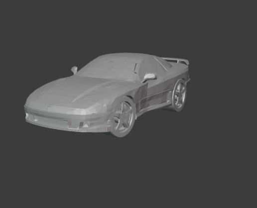 🚗 1993 Mitsubishi 3000GT VR-4・ STL File for 3D printing・Cults