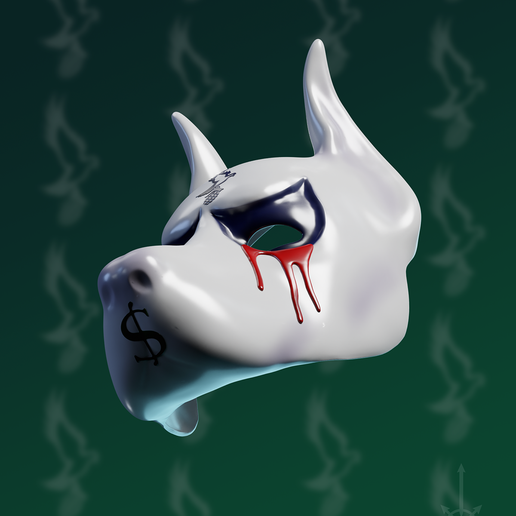 STL file J-Dog Mask, Hollywood Undead 🎭 ・3D printer model to download・Cults