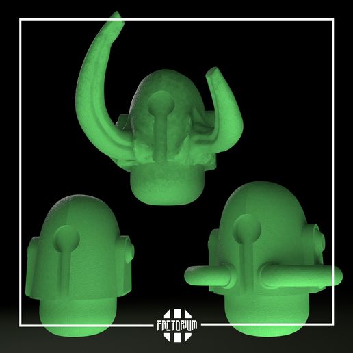 🎲 Heads for Stink Marines・Free 3D File for 3D printing・Cults