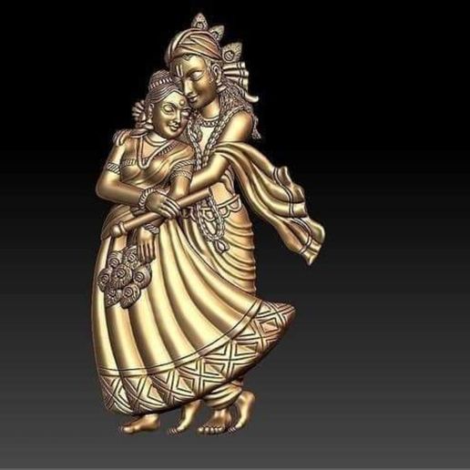 💞 Divine Radha Krishna Eternal Love Pack: 33 High-Detail STL Models 🕉️ ...