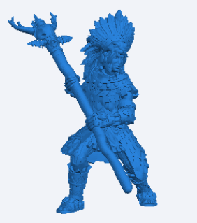 STL file Human Male Druid 1 ♂️ ・3D printer design to download・Cults