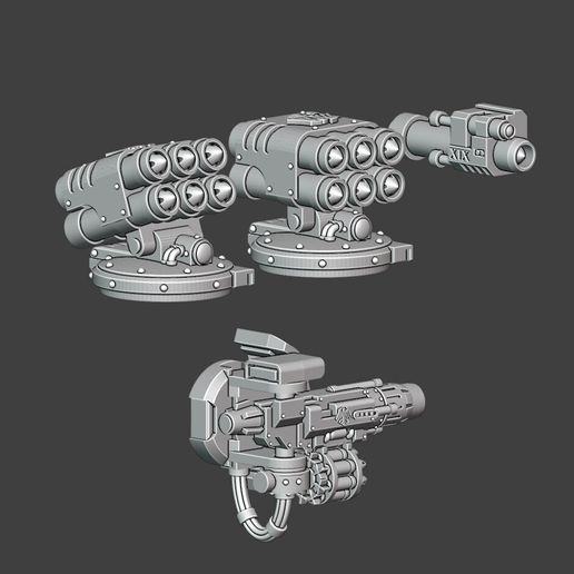 🐦 RG Eclipse Missile Launchers・Free 3D File for 3D printing・Cults