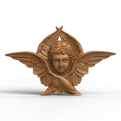 3D file 3D Model STL File for CNC Router Laser & 3D Printer 0100 Angels ...