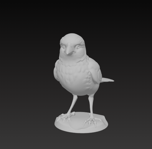 📁 Realistic Sparrow STL File – Full-Body Small Bird 3D Model for 3D ...